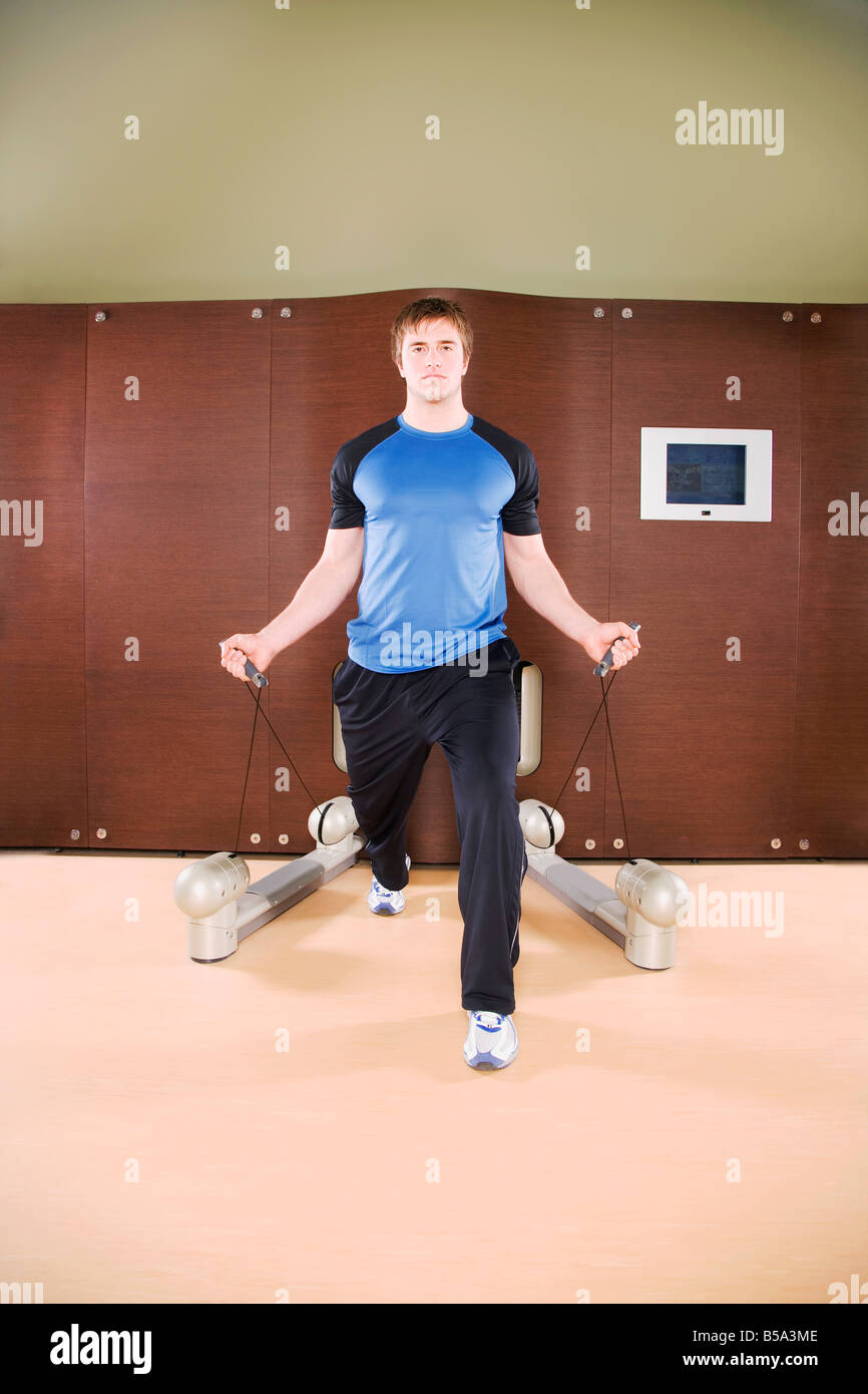 Working out at home Stock Photo - Alamy