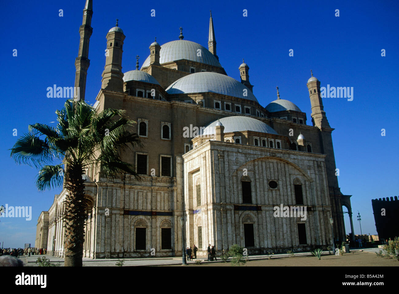 The Citadel Mosque of Mohammed Ali Alabaster mosque CAIRO EGYPT Stock ...