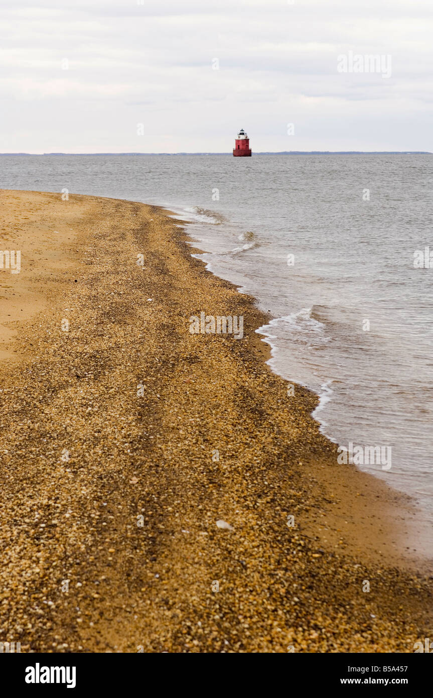 Sandy Point Shoal off of Sandy point on the Chesapeake Bay near ...