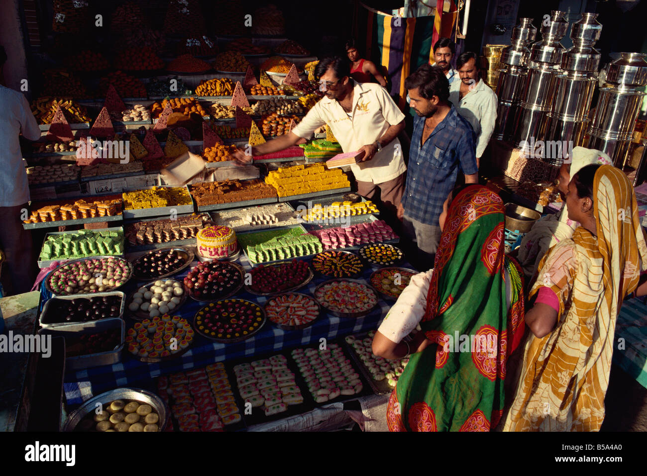 Sweet shop Ahmedabad Gujarat India Asia Stock Photo - Alamy