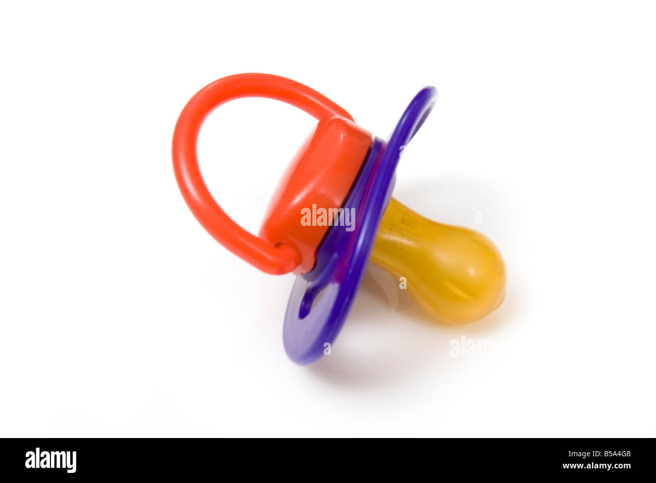 Babies dummy or pacifier isolated on a white studio background Stock ...