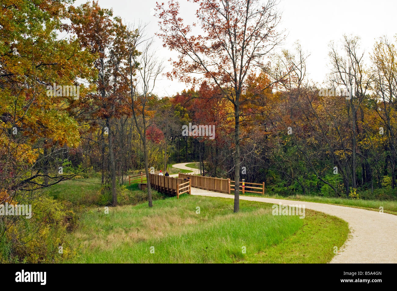Autumn Trail Walk Stock Photo - Alamy
