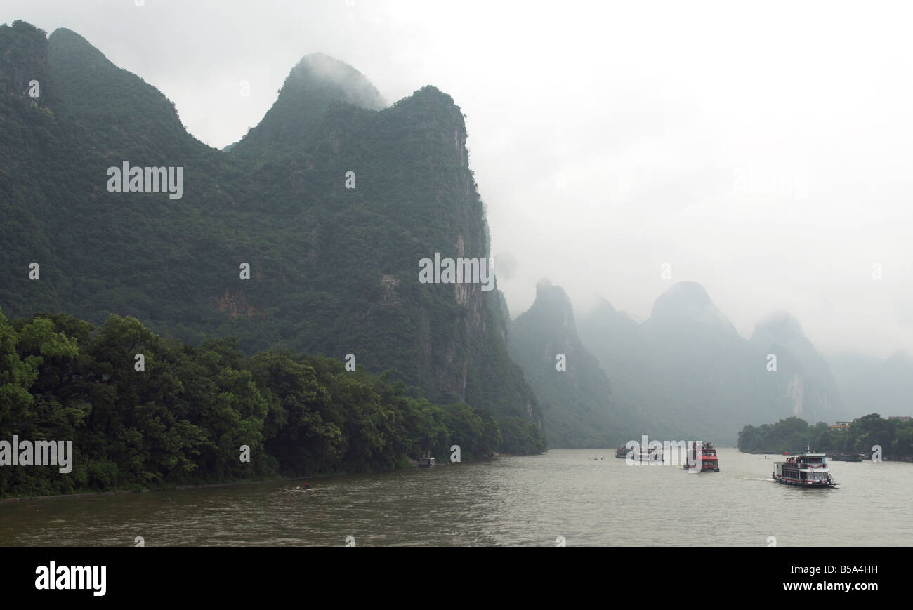 Li River cruise, Guilin Stock Photo - Alamy