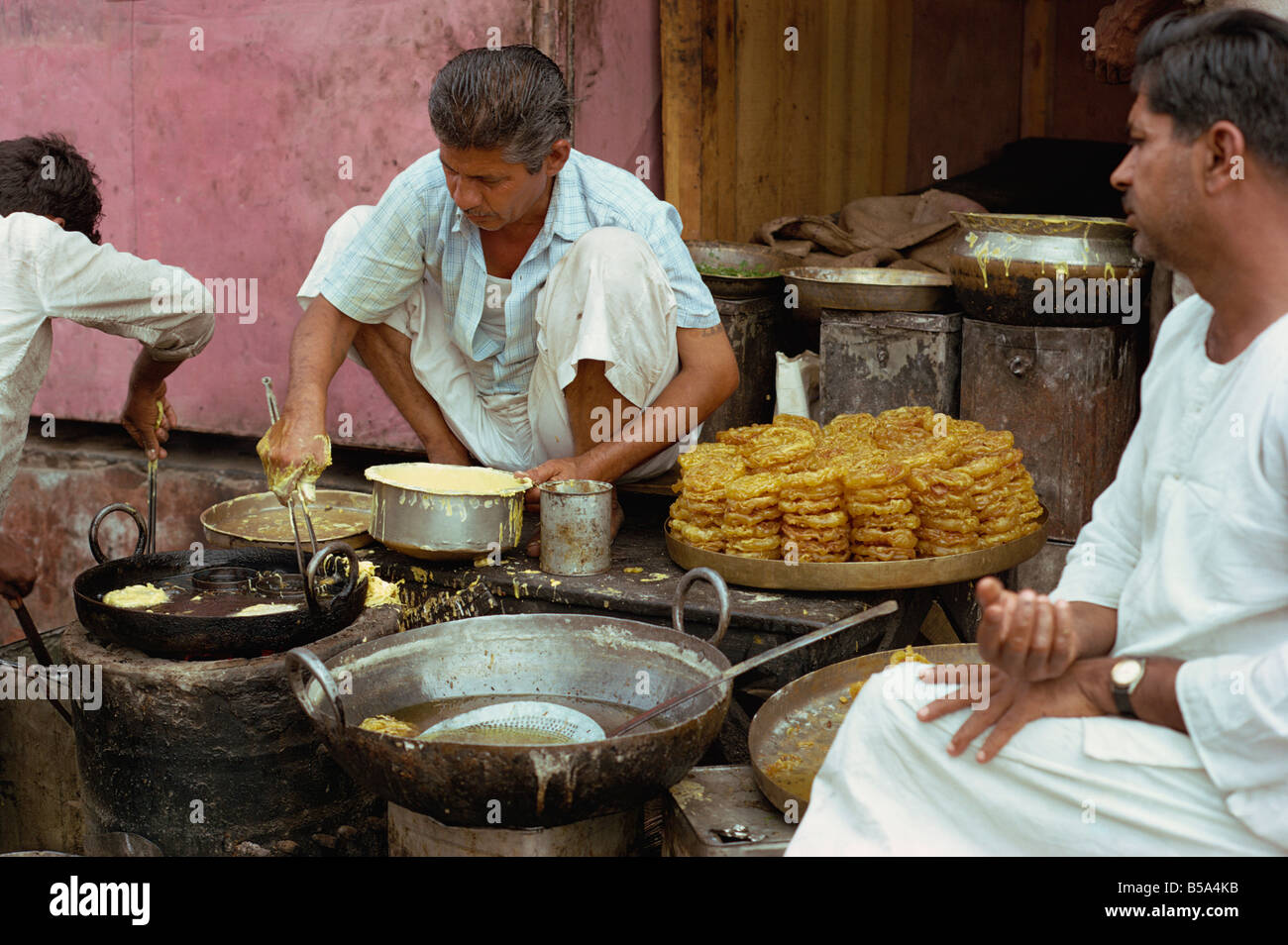 Sweet maker Jaipur Rajasthan state India Asia Stock Photo - Alamy
