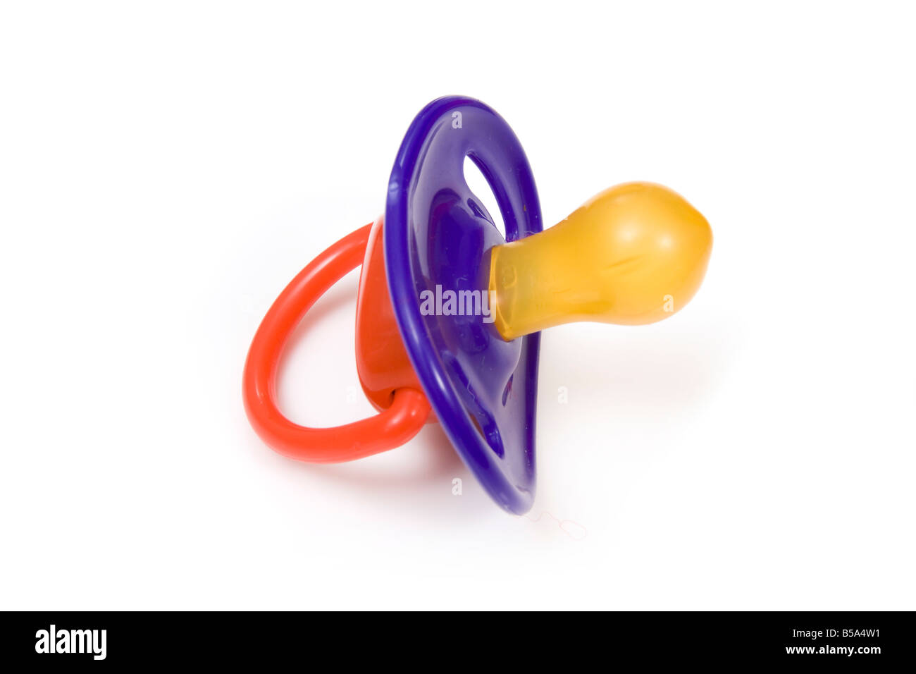 Babies dummy or pacifier isolated on a white studio background Stock ...