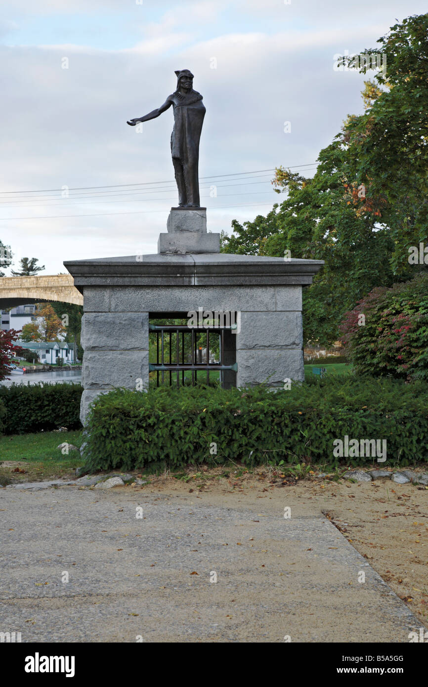 Weirs Beach Located on Lake Winnipesaukee in New Hampshire USA during ...