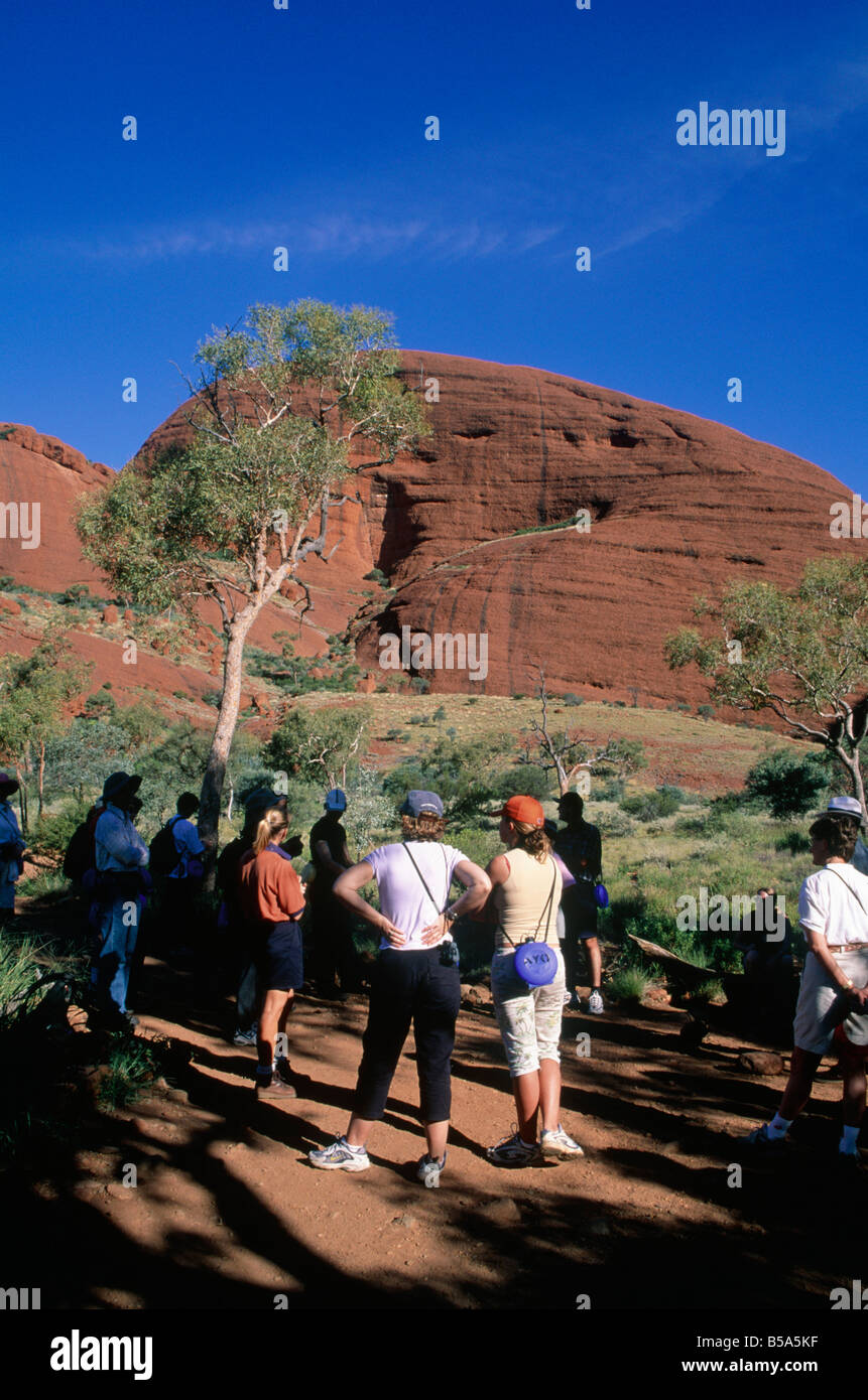 The Olgas Uluru National Park Huge red sandstone domes Uplifted ...