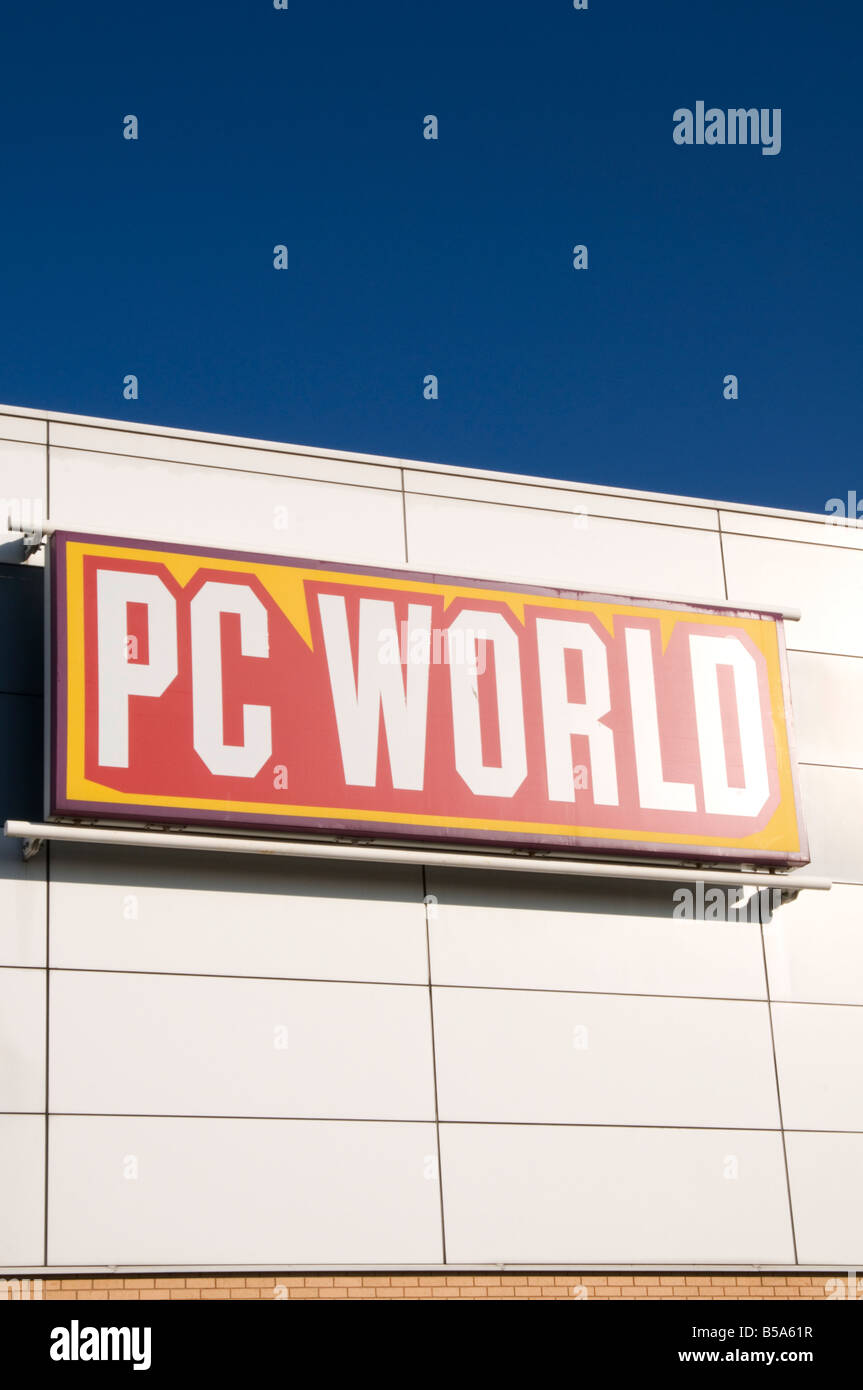 pc world computer retailer retail shop out of town shopping high street ...