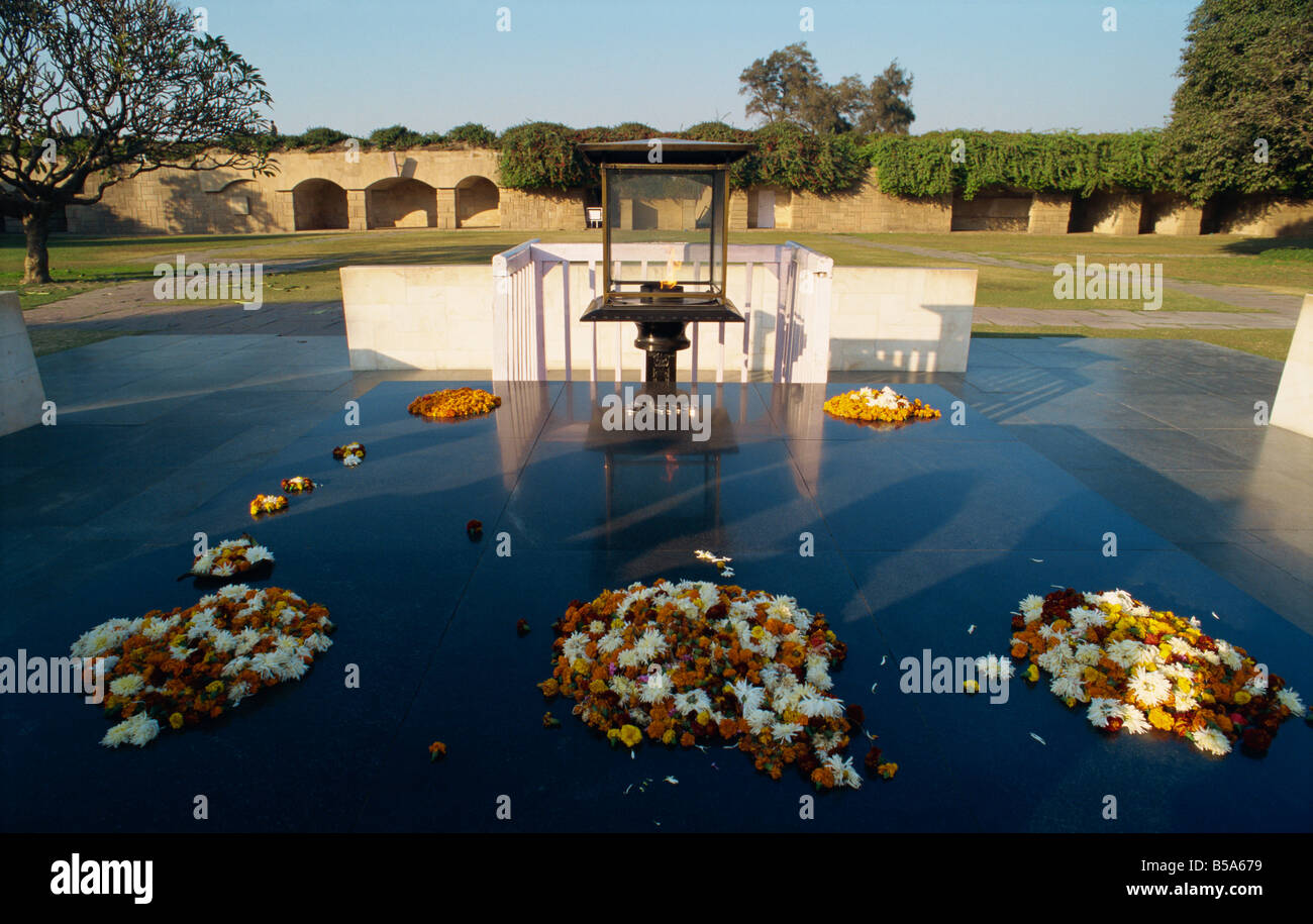 Raj Ghat the site of Mahatma Gandhi s cremation Delhi India Asia Stock ...