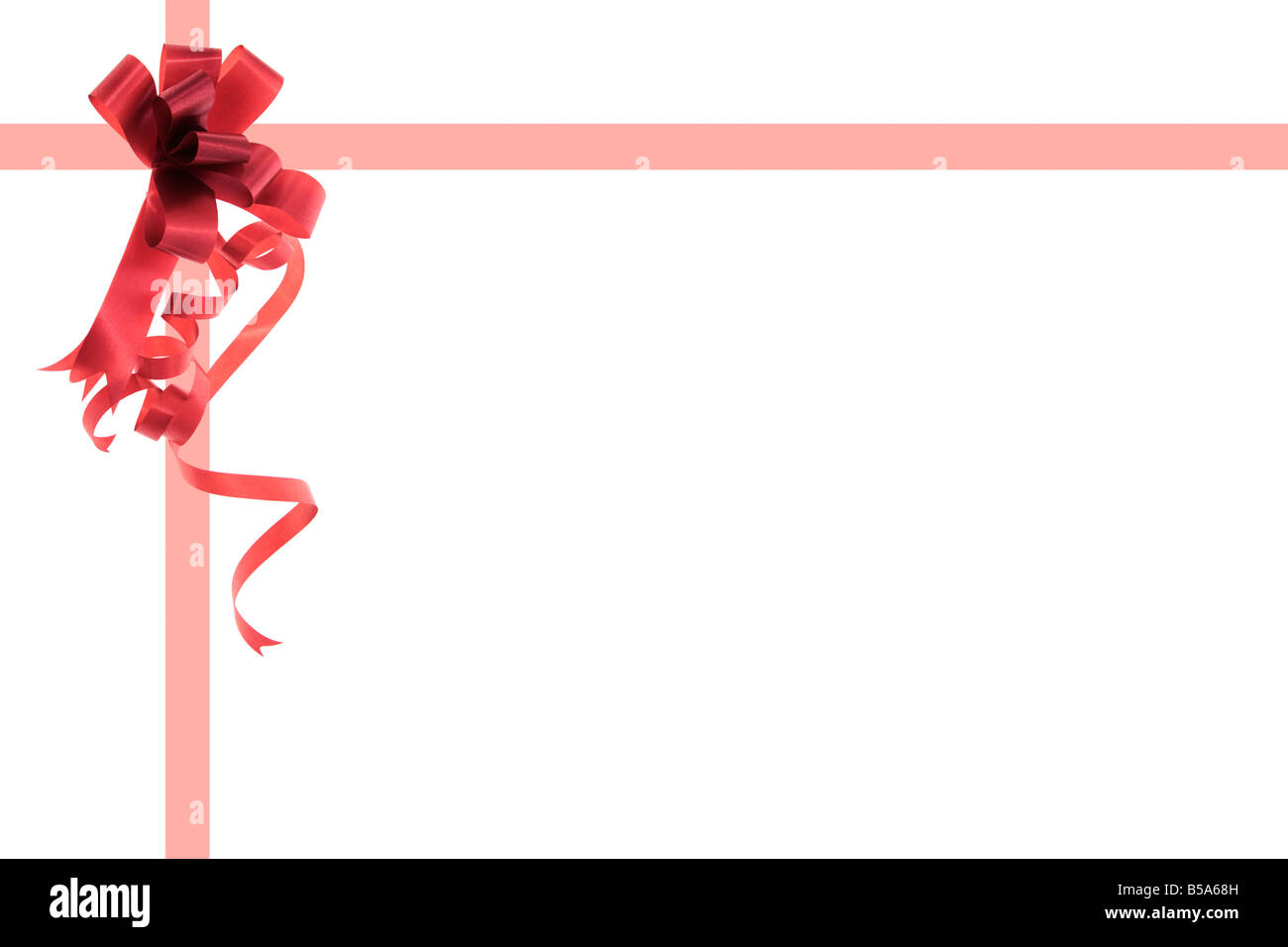 Red Gift Ribbon Stock Photo - Alamy