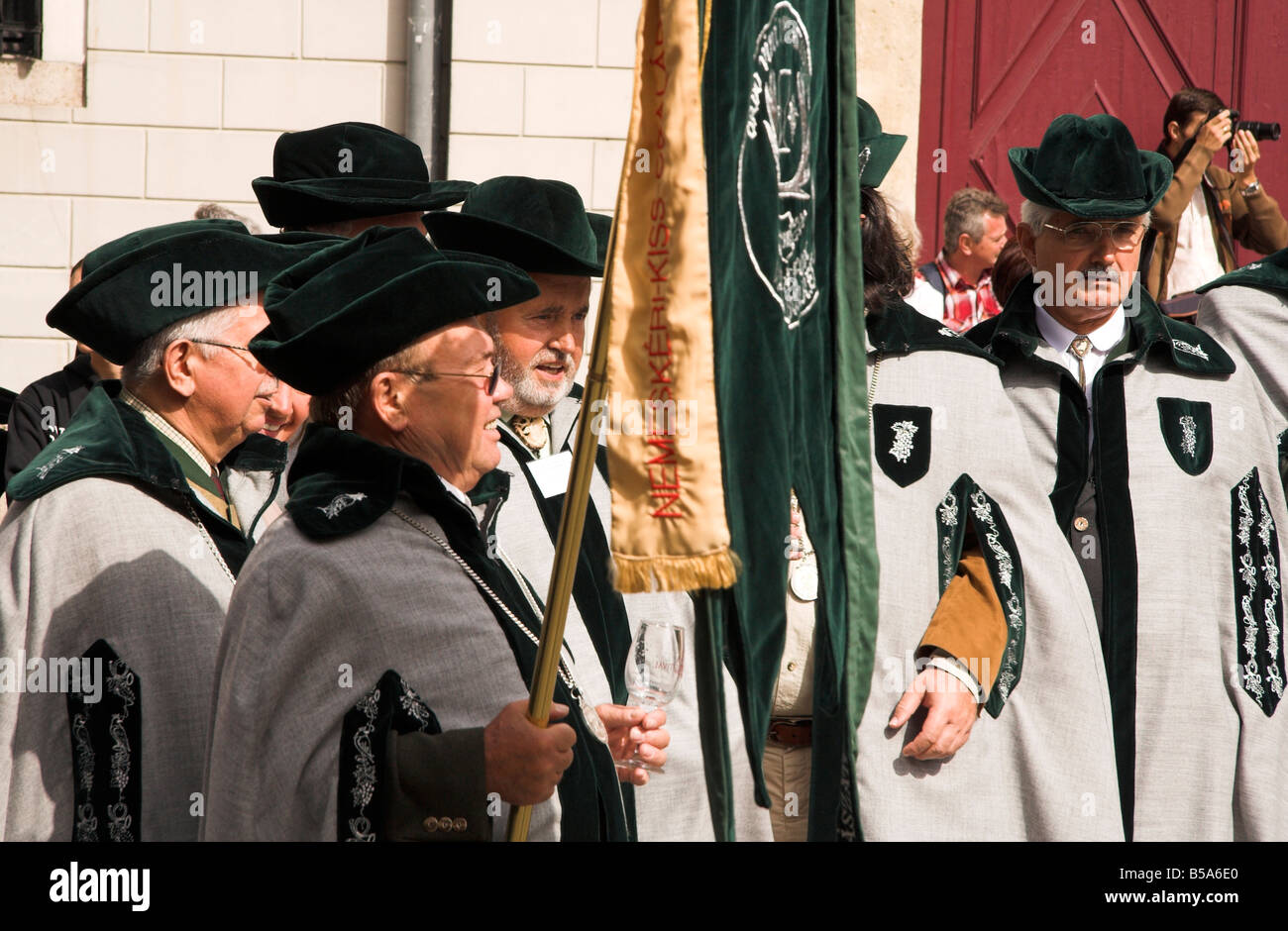 Procession, traditional folk costume, Budapest Wine Festival, Hungary ...