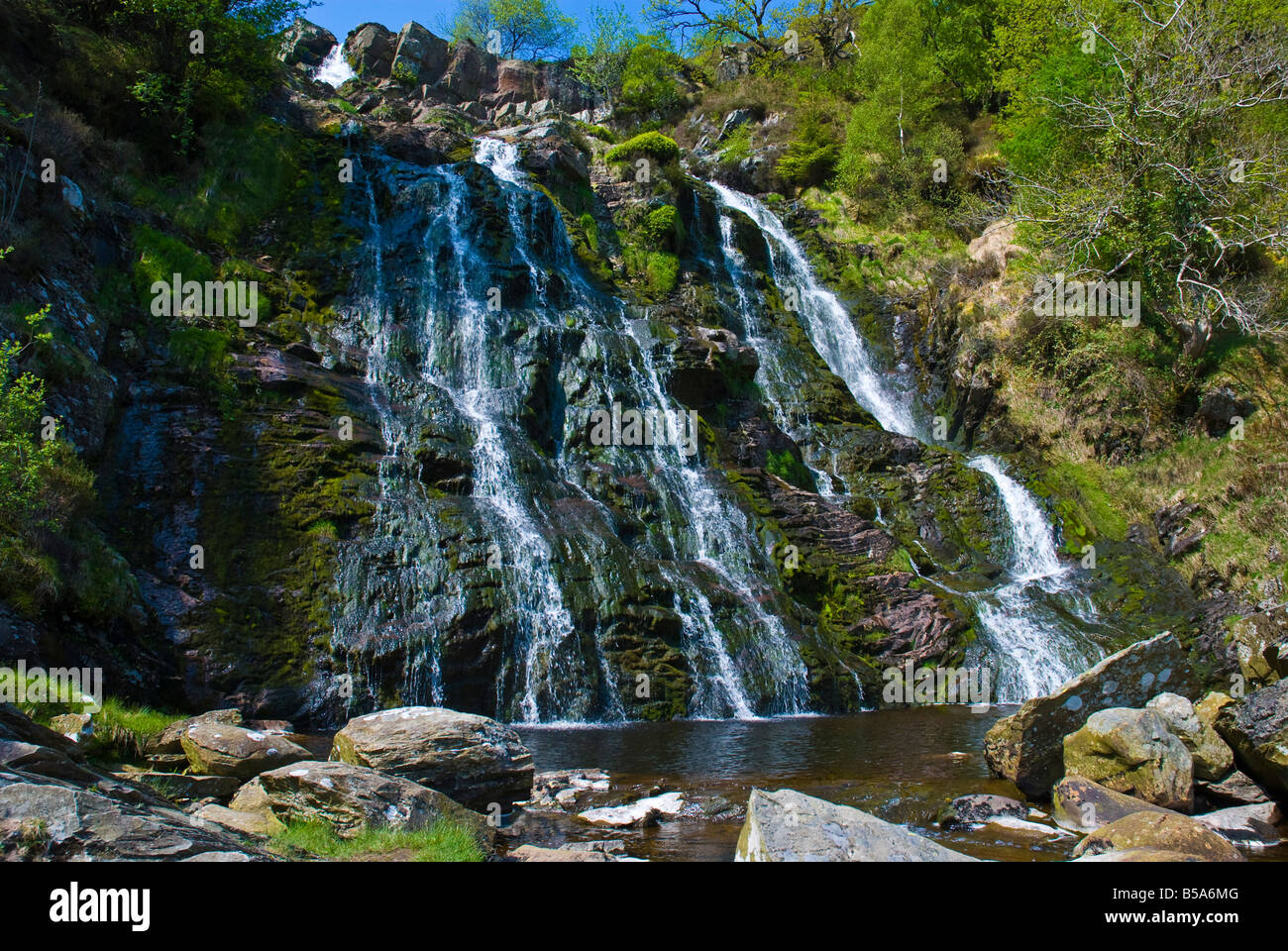 Rhiwargor waterfall hi-res stock photography and images - Alamy