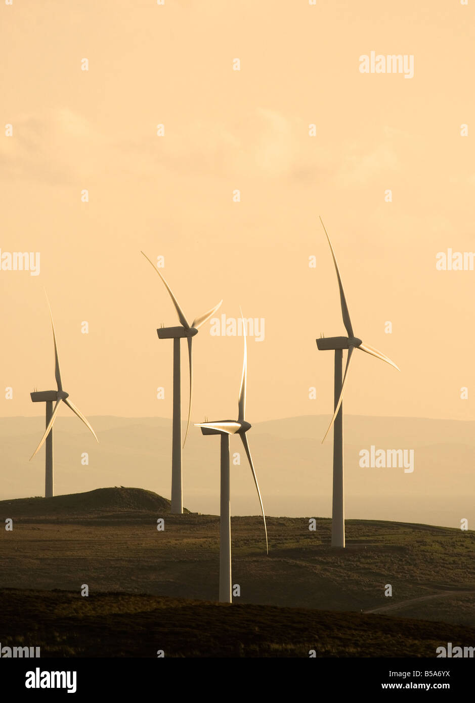 Airtricity’s Ardrossan Wind Farm at Busbie Muir, North Ayrshire Stock ...