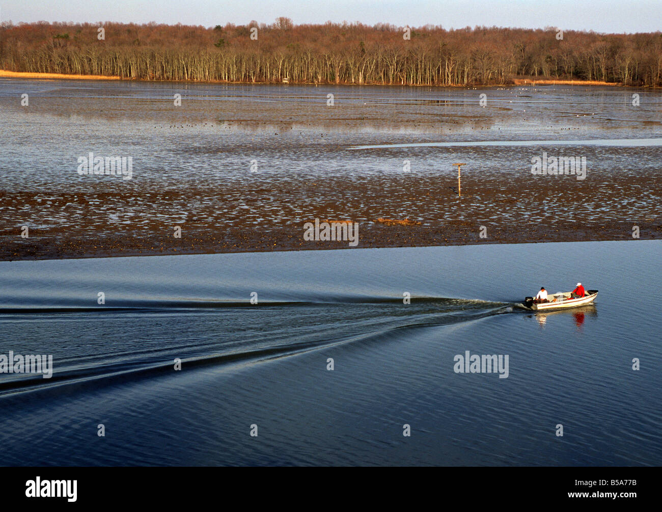 Patuxant River Jug Bay Wetlands, Croom Maryland Stock Photo - Alamy
