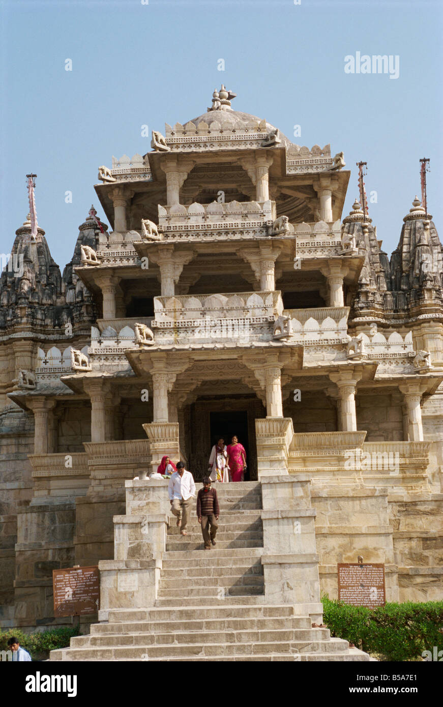The Jain temple of Chaumukha built in the 14th century Ranakpur ...