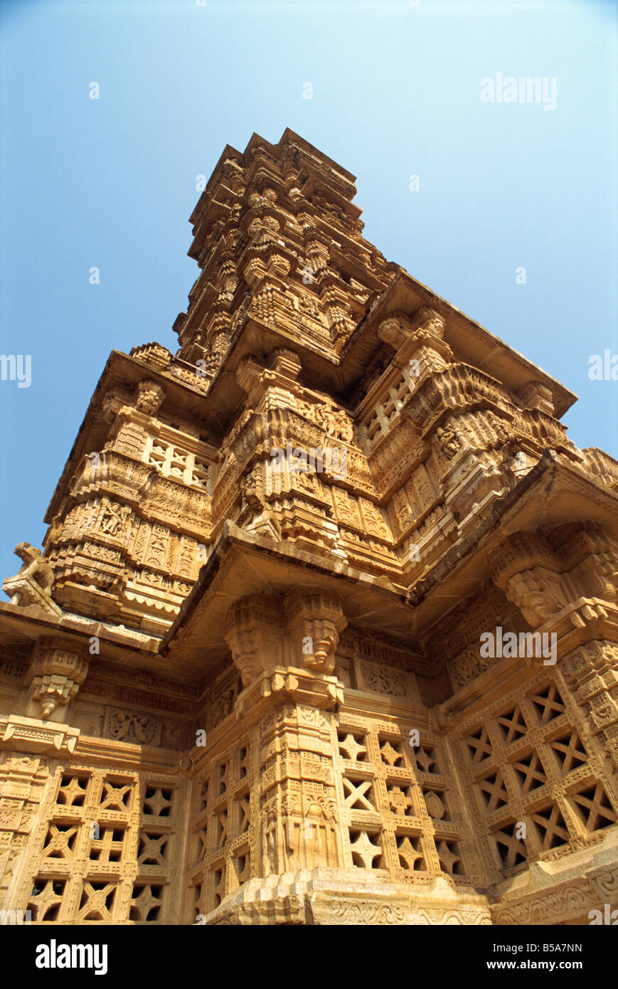 Victory Tower in Fort Chittorgarh Rajasthan state India Asia Stock ...