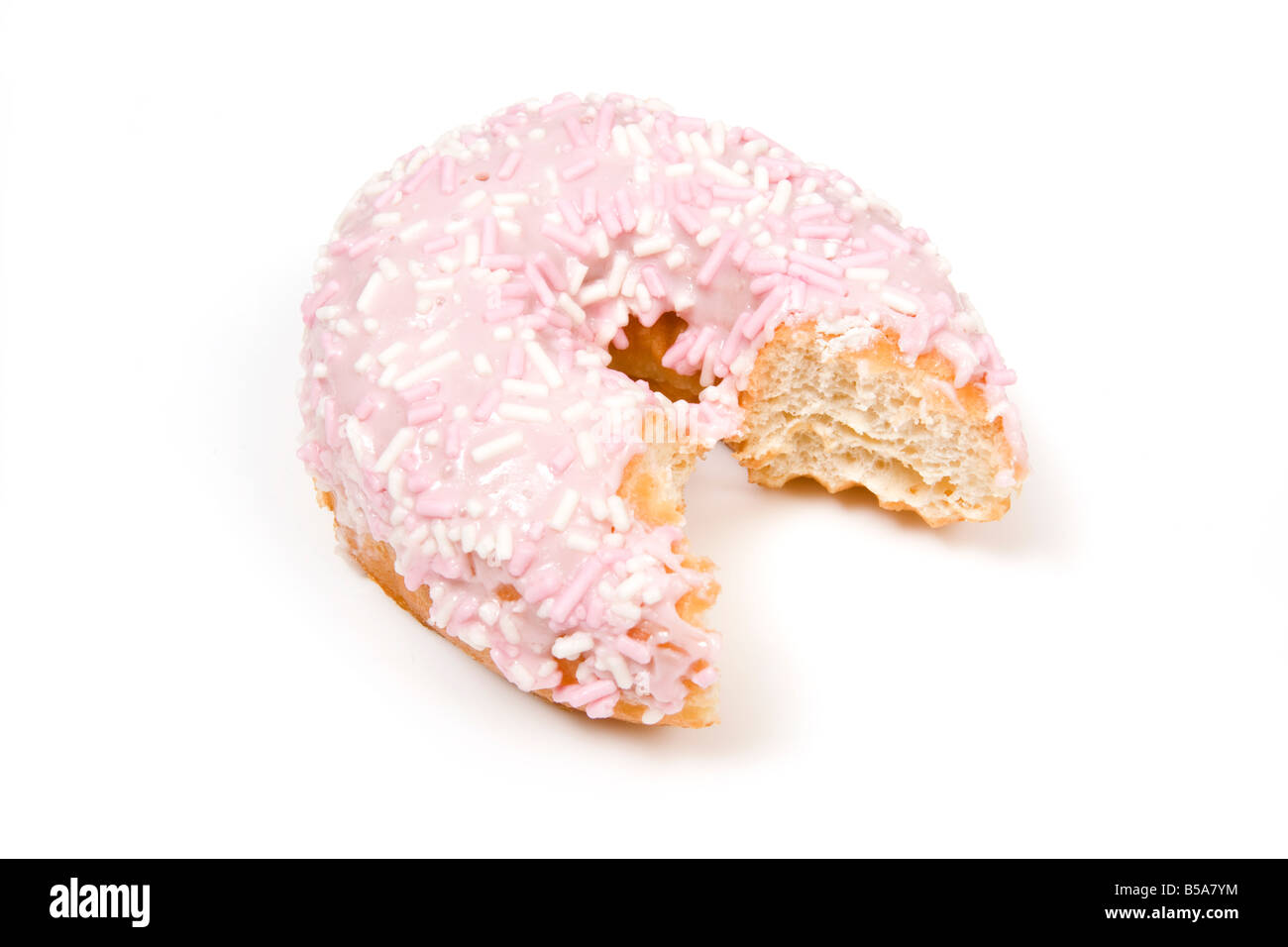 Ring doughnut isolated on a white studio background Stock Photo - Alamy