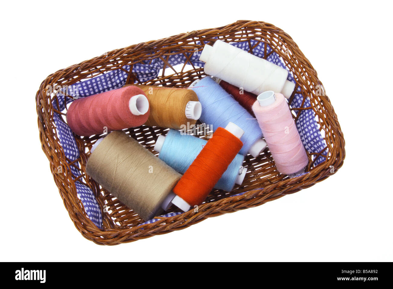 Sewing basket Cut Out Stock Images & Pictures - Alamy