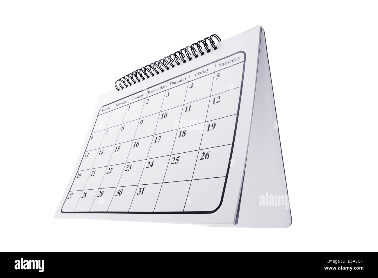 Desk calendar cutout hi-res stock photography and images - Alamy