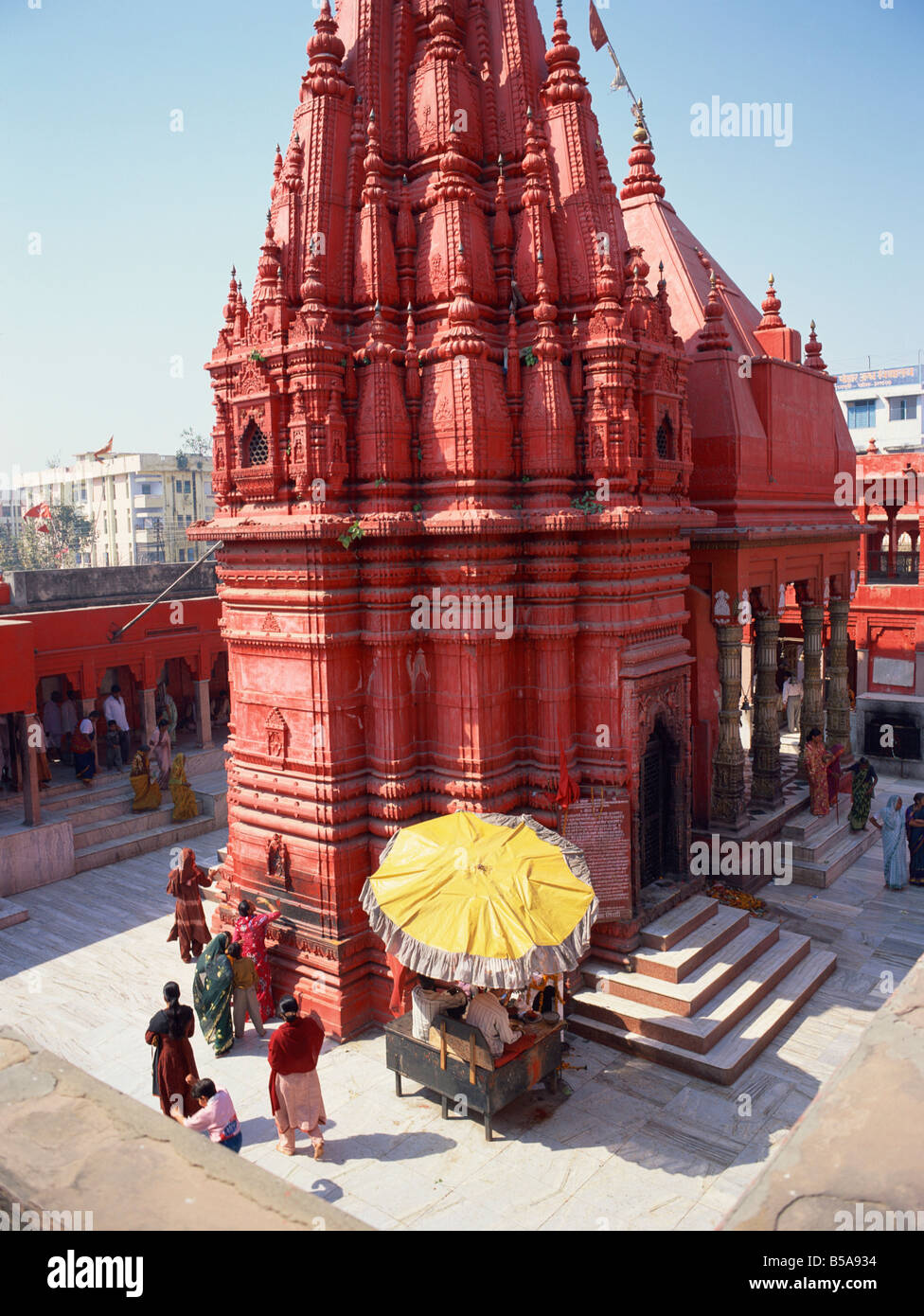 Durga temple in varanasi hi-res stock photography and images - Alamy