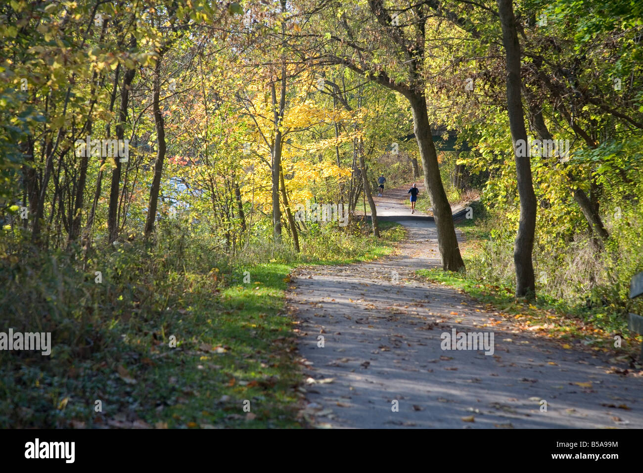 Towpath Trail in Cuyahoga Valley National Park Stock Photo - Alamy