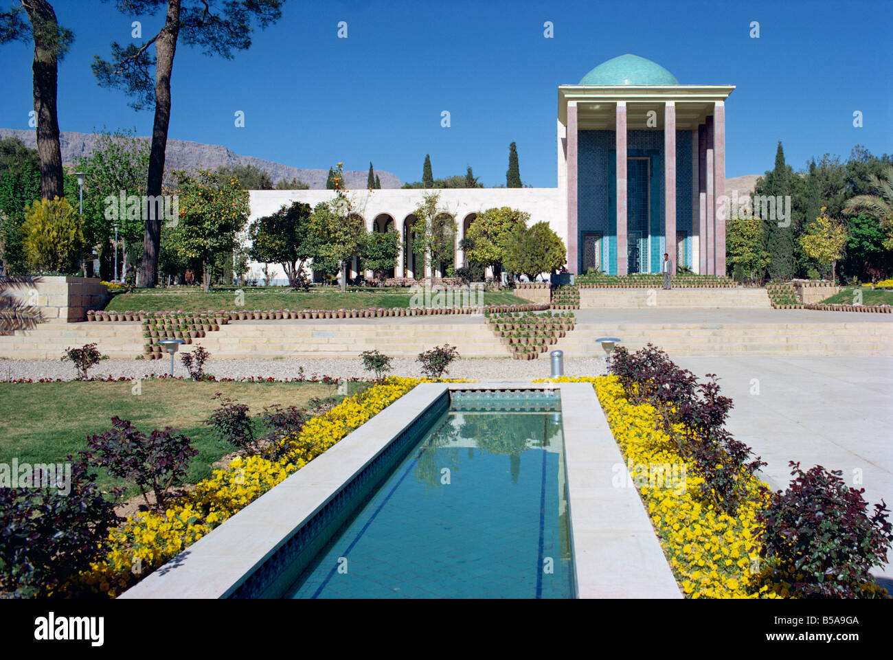 Tomb of Saadi Shiraz Iran Middle East Stock Photo - Alamy