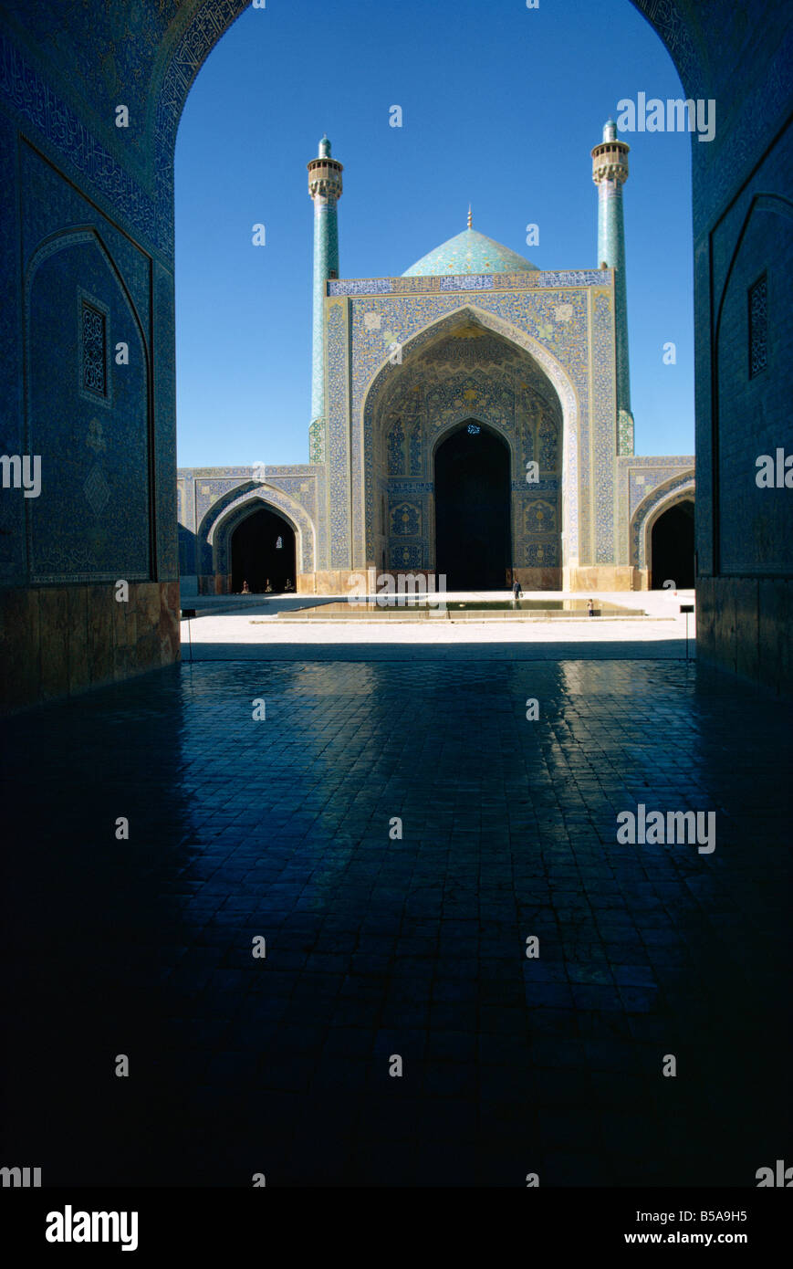 Shah Mosque now known as the Imam Mosque Isfahan Iran Middle East Stock ...
