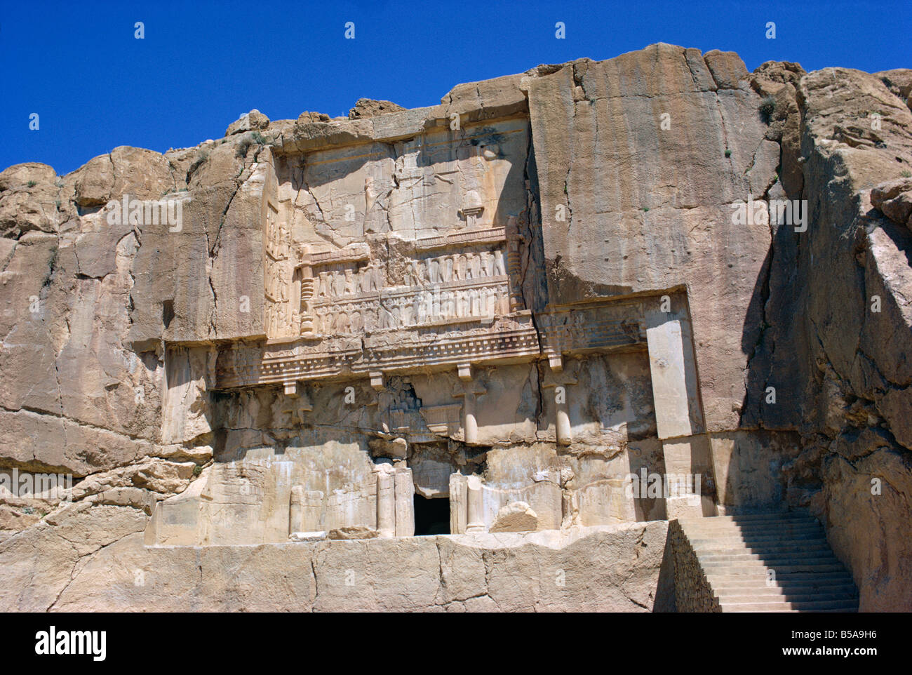 Tomb Persepolis UNESCO World Heritage Site Iran Middle East Stock Photo ...