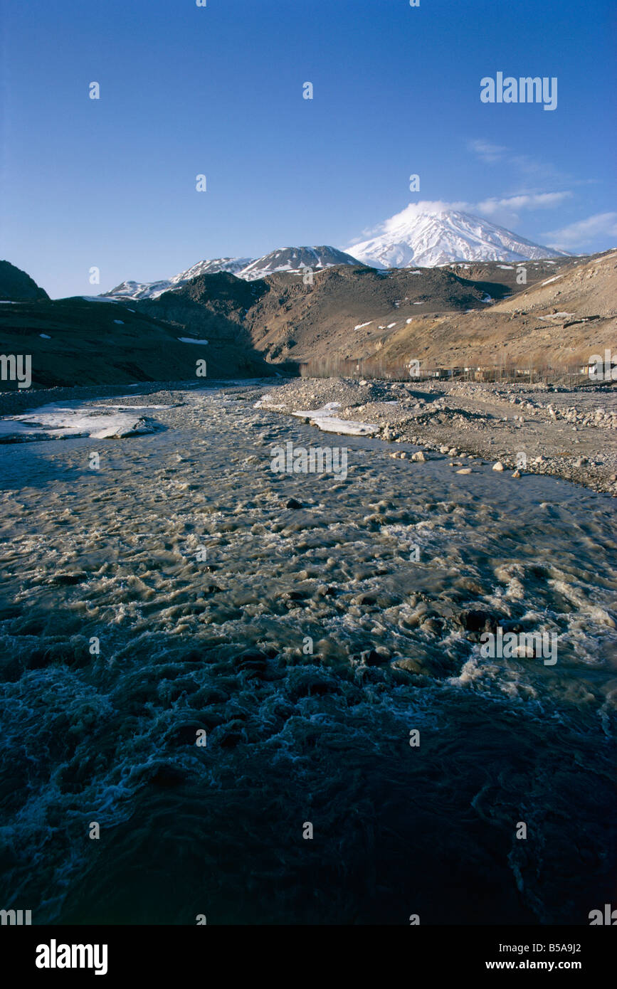 Mount Demavand Elburz Mountains Iran Middle East Stock Photo - Alamy