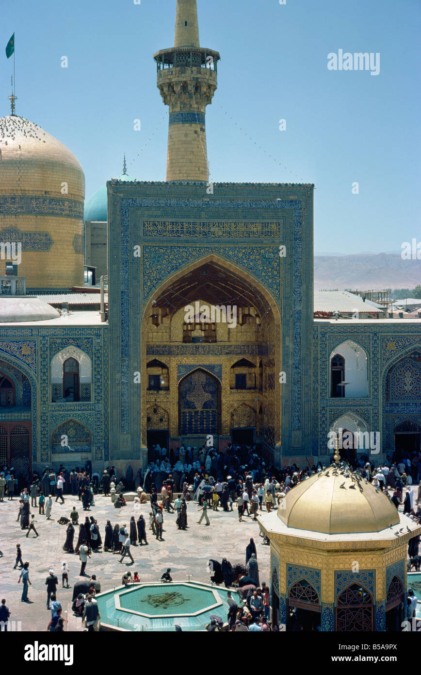 Shrine of Imam Reza Mashad Iran Middle East Stock Photo - Alamy