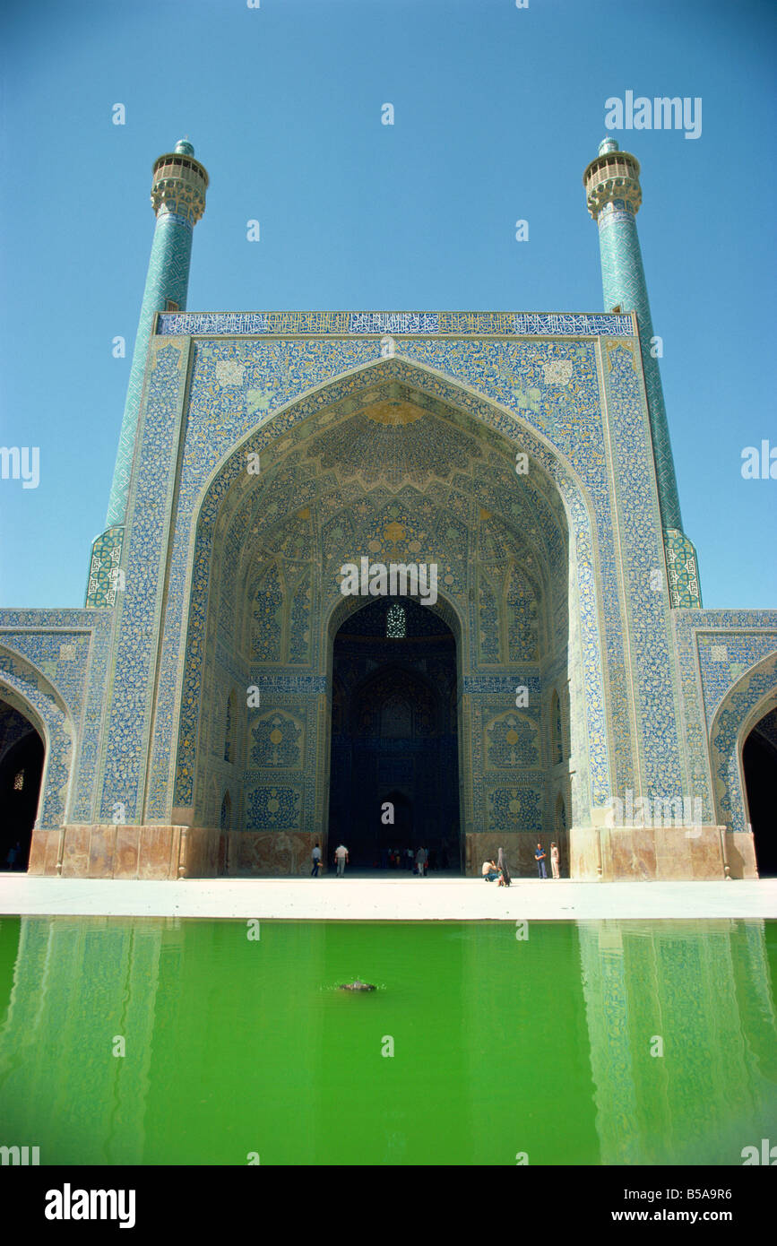 Shah Mosque now known as the Imam Mosque Isfahan Iran Middle East Stock ...