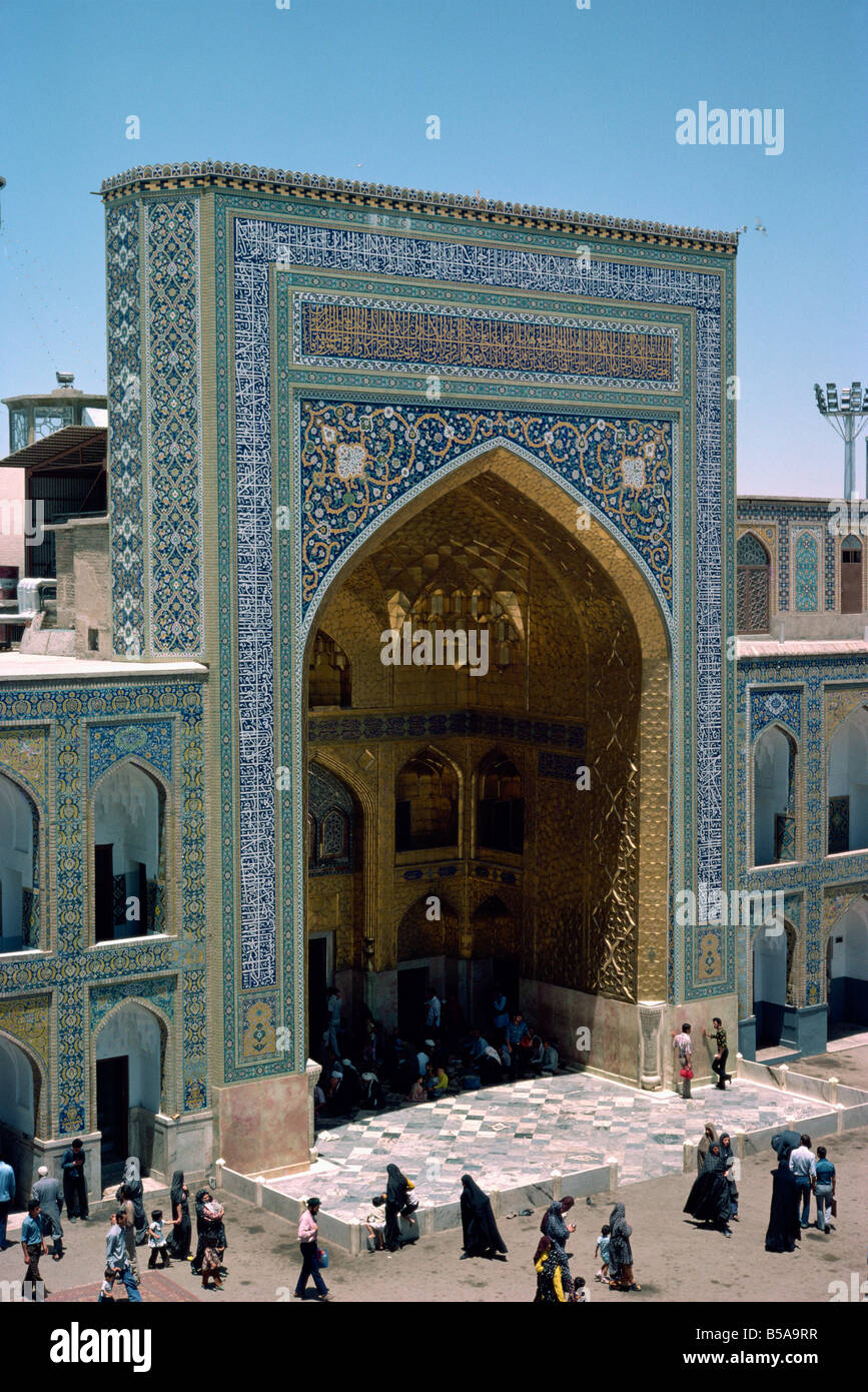 Shrine of Imam Reza Mashad Iran Middle East Stock Photo - Alamy