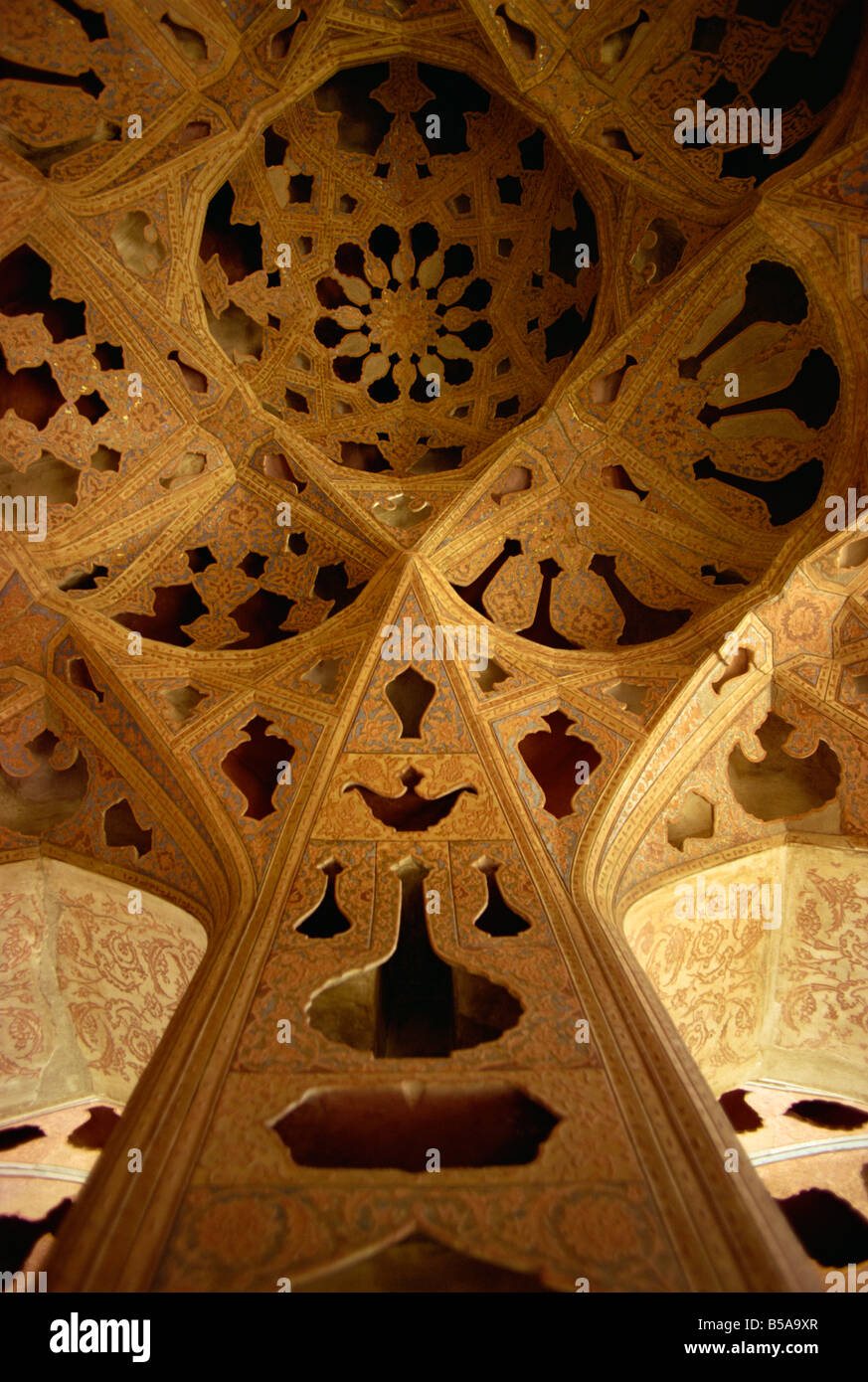 Interior of Ali Qapu Palace Isfahan Iran Middle East Stock Photo - Alamy