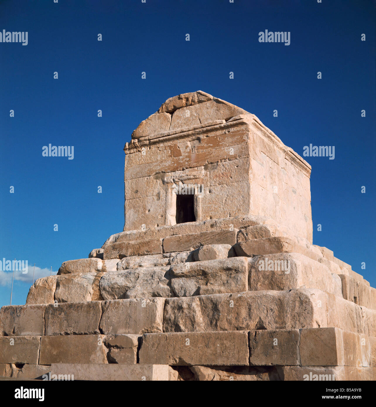 The Tomb of Cyrus the Great Pasargadae Iran Middle East R Ashworth ...