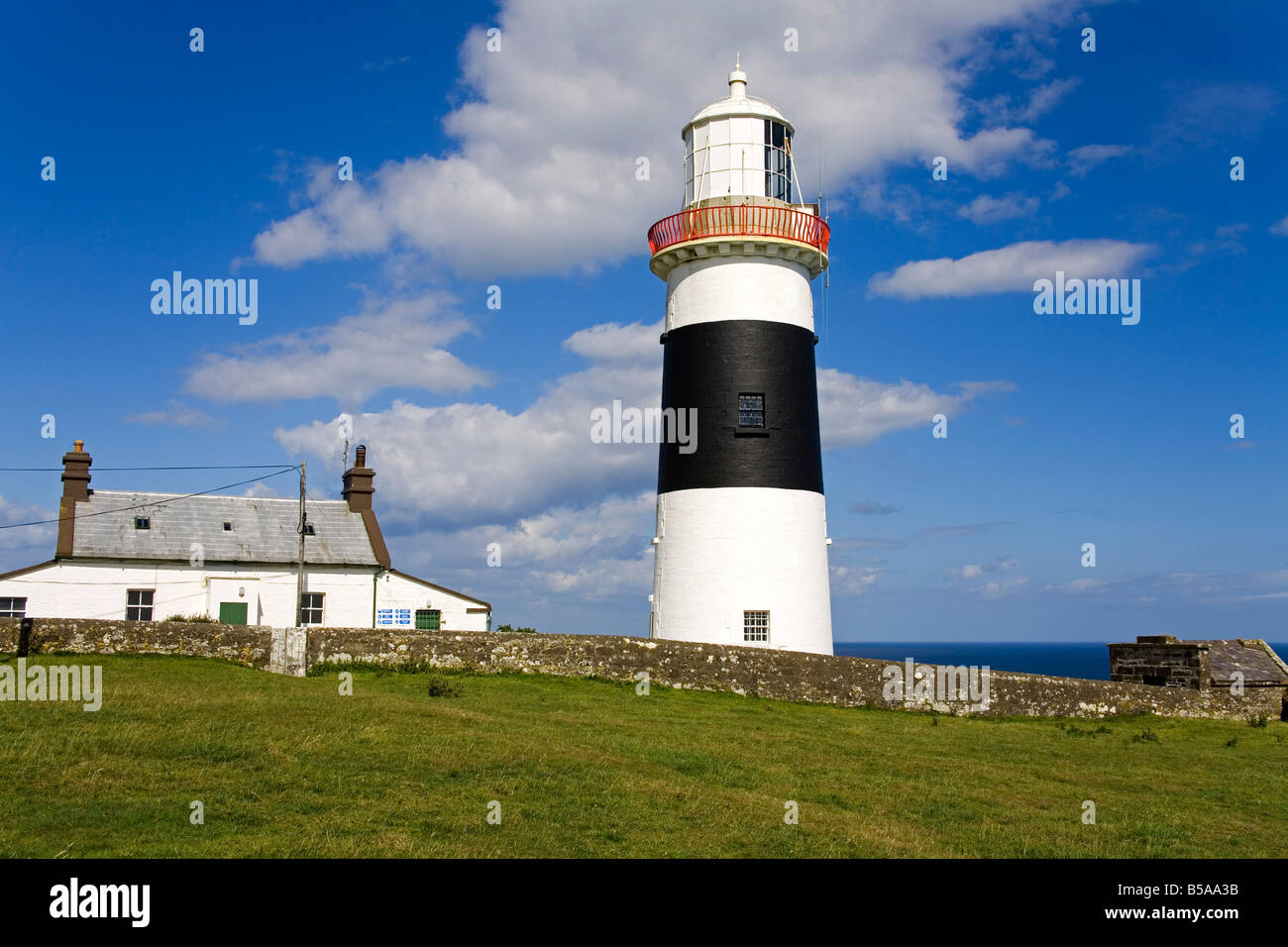 Mine Head Lighthouse, County Waterford, Munster, Republic of Ireland ...