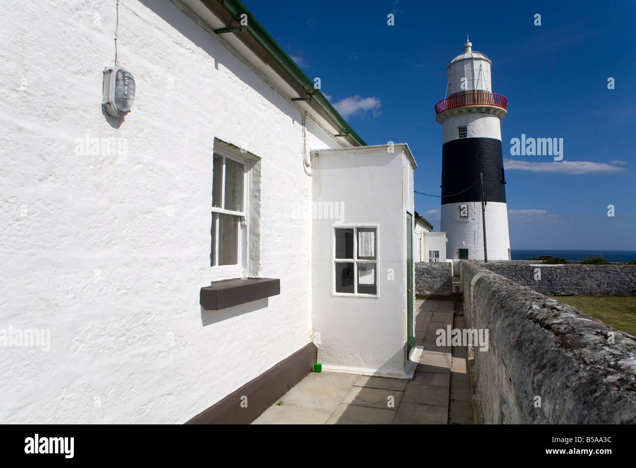 Mine Head Lighthouse, County Waterford, Munster, Republic of Ireland ...