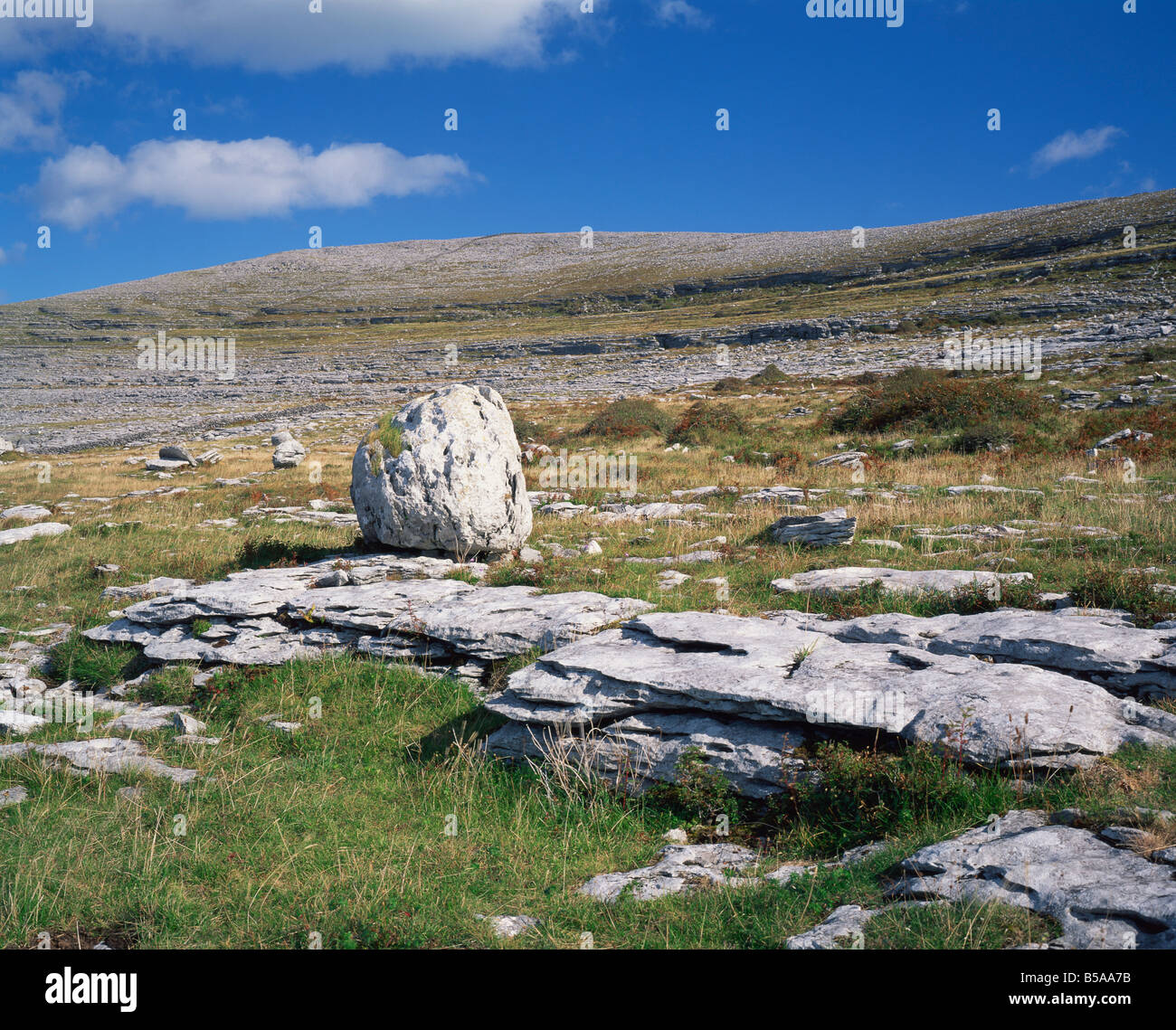 Rock formations of The Burren Co Clare Ireland R Rainford Stock Photo ...