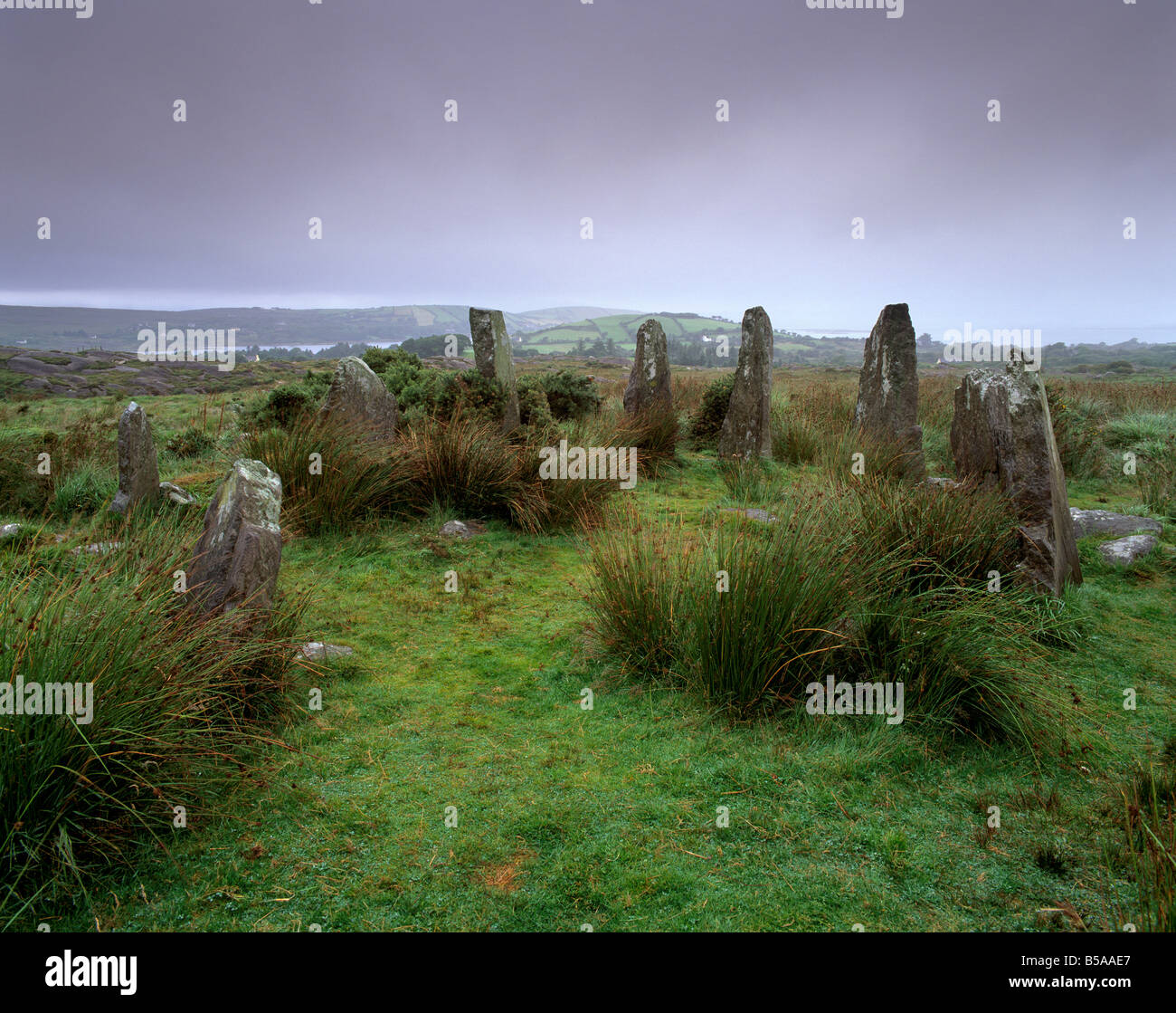 Ardgroom, Neolithic Stone Circle, Beara Peninsula, County Cork, Munster ...