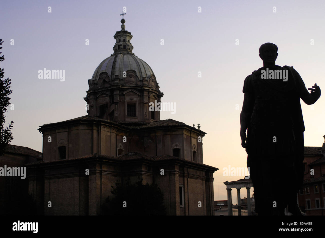 Julius caesar temple hi-res stock photography and images - Alamy