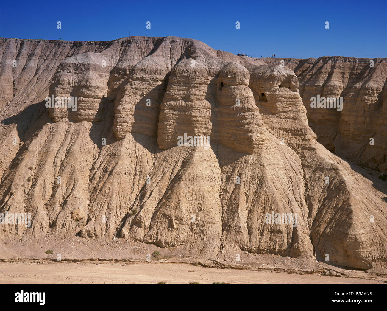 Archaeological site of Qumran where Dead Sea scrolls discovered in ...