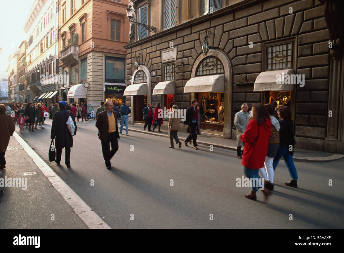 Gucci shopfront Via Condotti Rome Lazio Italy Europe Stock Photo - Alamy