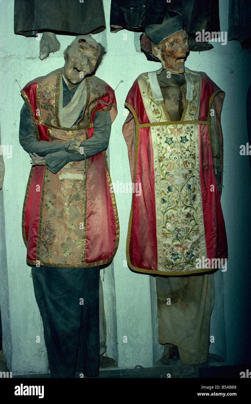 Capuchin Cemetery, Sicily, Italy, Europe Stock Photo - Alamy