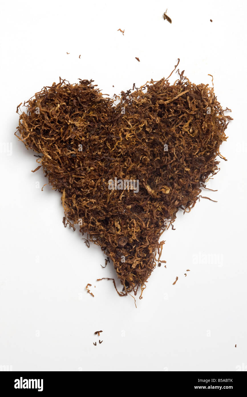 Heart Shaped Tobacco Stock Photo - Alamy