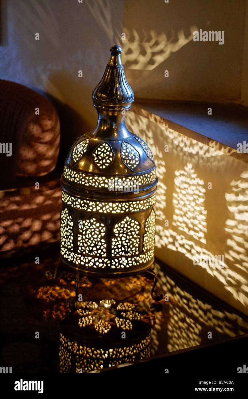 Moroccan lantern, Morocco, North Africa, Africa Stock Photo - Alamy
