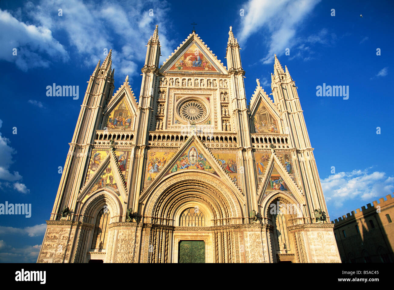 Facade of the cathedral, Orvieto, Umbria, Italy, Europe Stock Photo - Alamy
