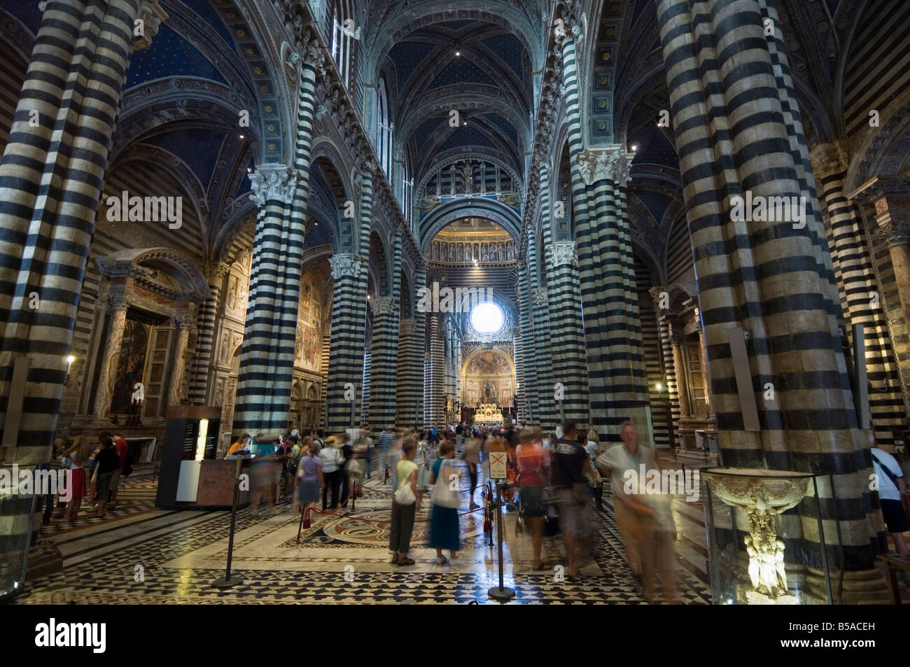 Siena cathedral interiors hi-res stock photography and images - Alamy