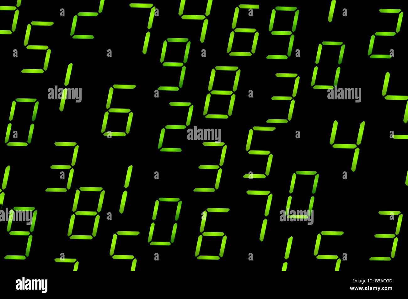 object on black crystal number eight Stock Photo - Alamy