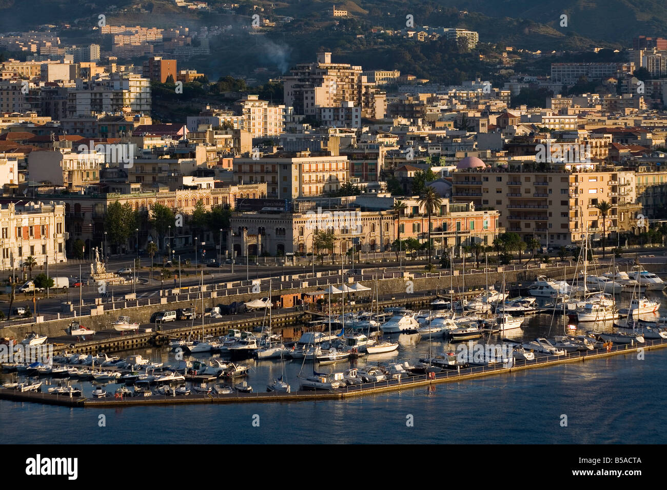 Yacht Marina, Port of Messina, Sicily, Italy, Mediterranean, Europe ...