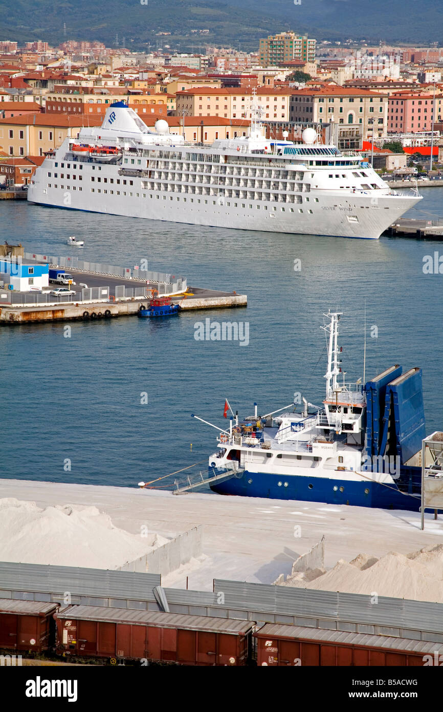 Port of Livorno, Tuscany, Italy, Europe Stock Photo - Alamy