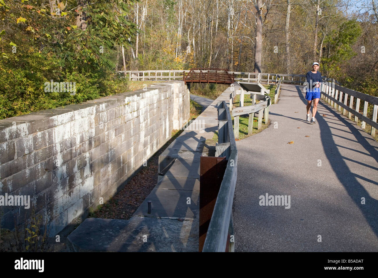Towpath Trail in Cuyahoga Valley National Park Stock Photo - Alamy